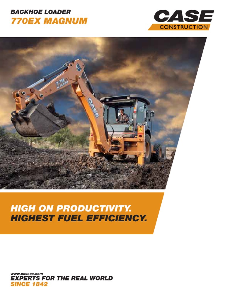 770ex Magnum: High On Productivity | PDF | Loader (Equipment ...