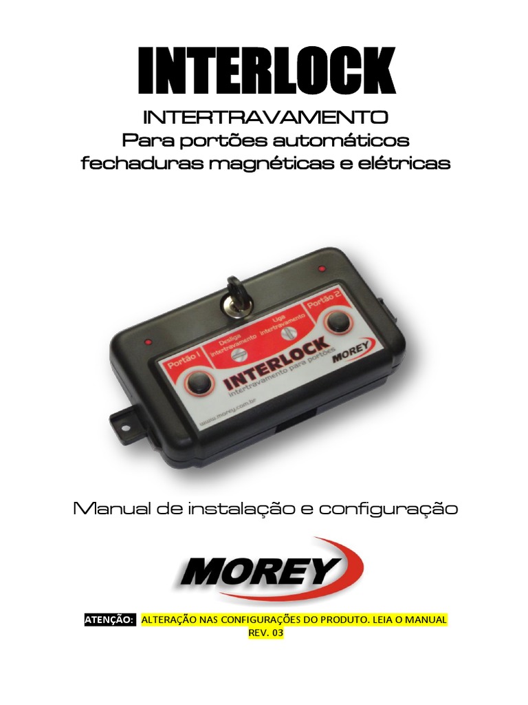 Manual de Intertravamento para Portões | PDF | Relé | Magnetismo