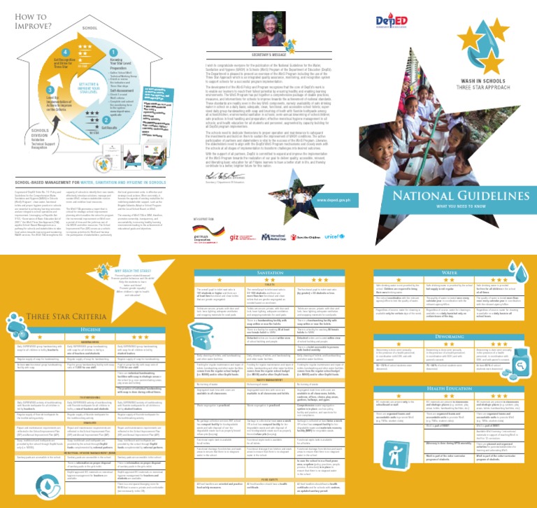 WinS DepEd Brochure 11-2017 FINAL PRINT - Compressed | PDF | Wash | Hygiene