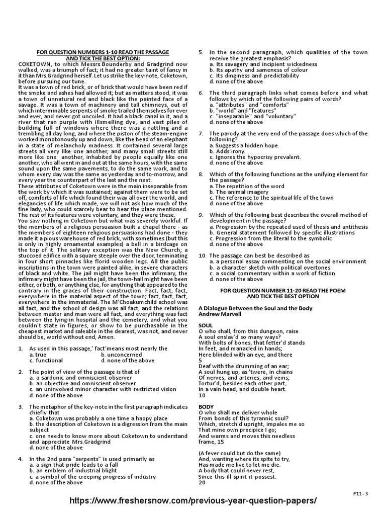 HPCL English Language Model Paper | PDF | Adjective | Adverb