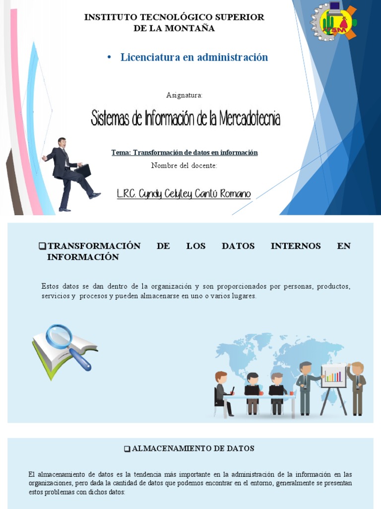 Transformacion de Datos en Informacion | PDF | Bases de datos | Información