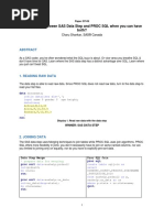 SAS Cheat Sheet | PDF | Sas (Software) | Variable (Computer Science)
