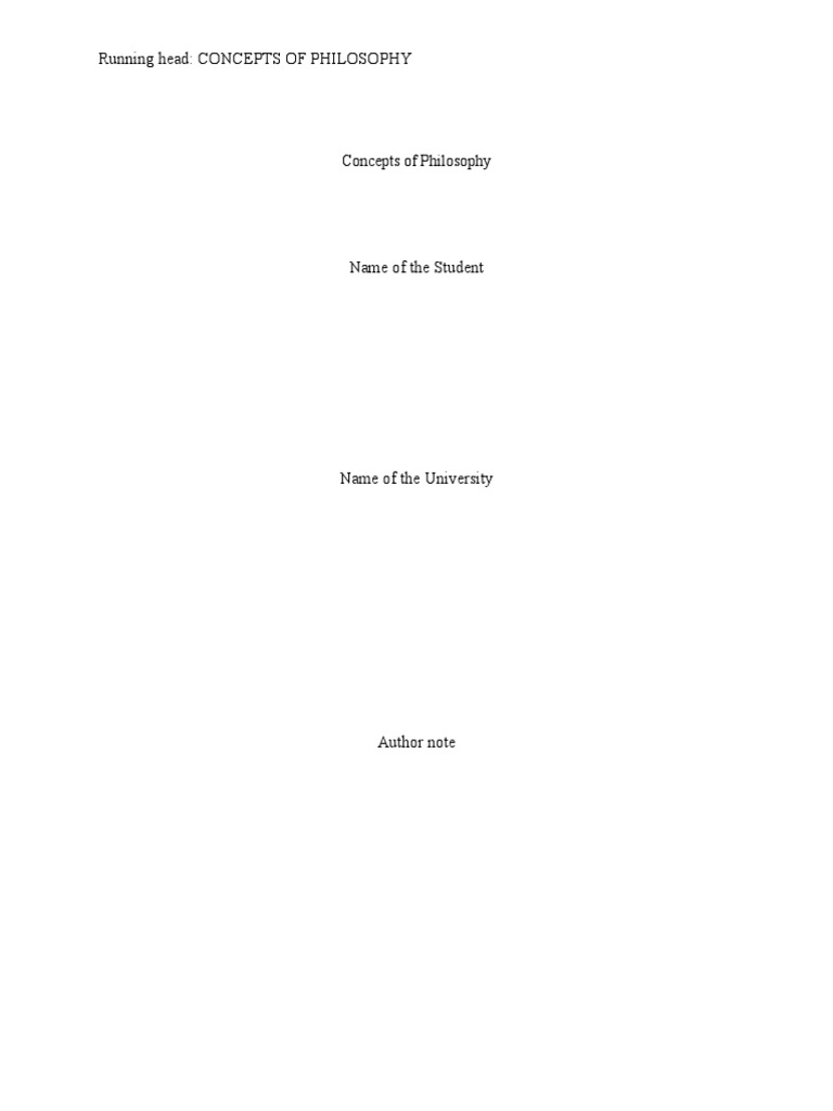 Concepts of Philosophy | PDF | Reality | Objectivity (Philosophy)