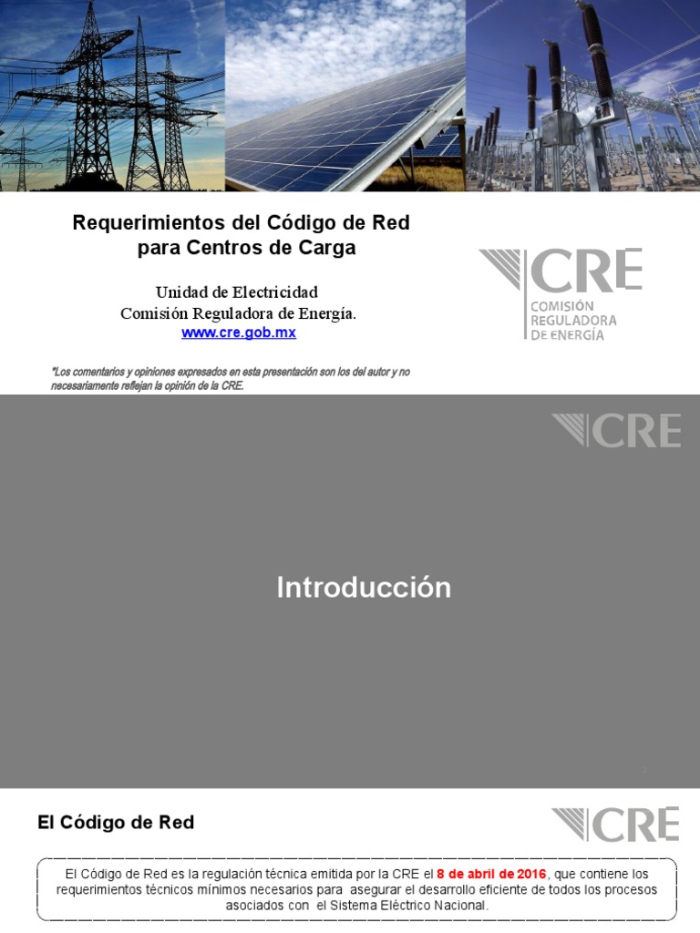PPT-Código de Red | PDF | Energia electrica | Ingenieria Eléctrica