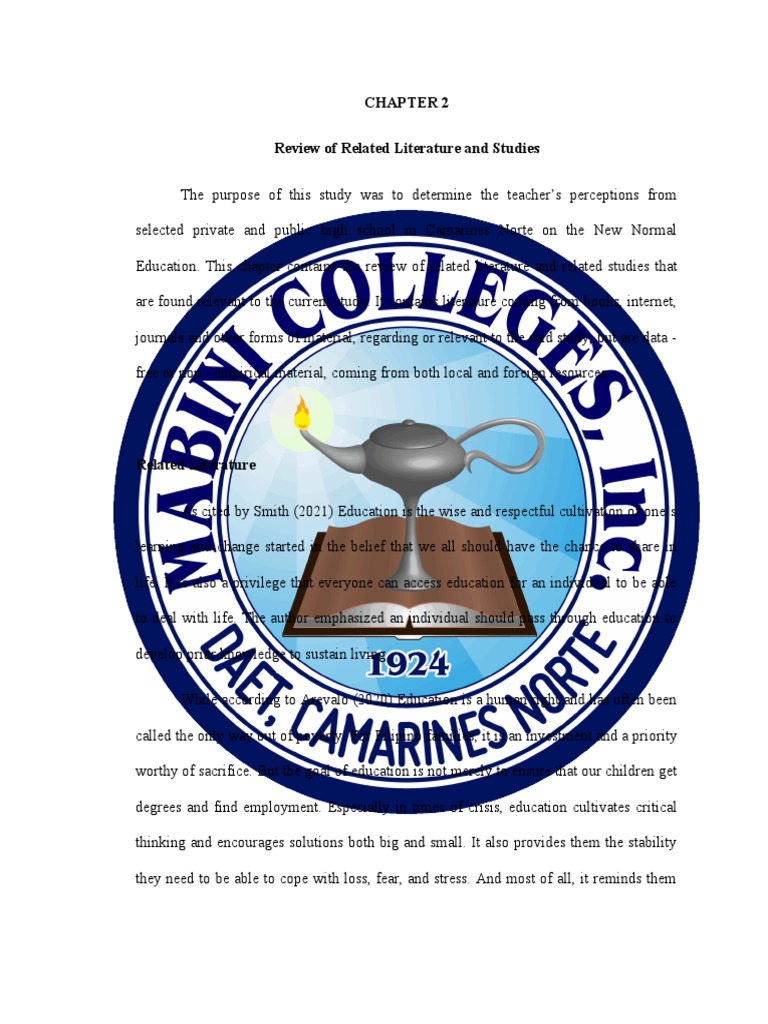 Teacher Perceptions of the New Normal Education | PDF | Educational ...