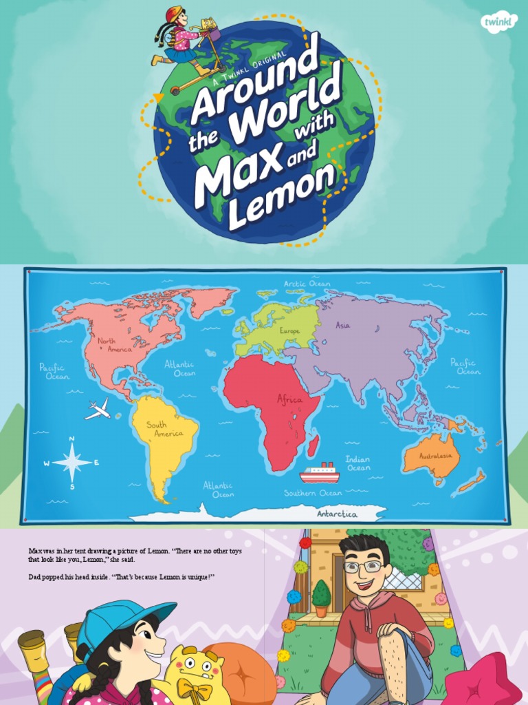 T e 2550867 Around The World With Max and Lemon Story Powerpoint Ver 6 ...
