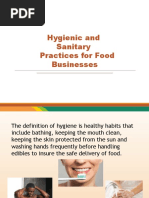 GMP GHP | PDF | Hygiene | Food Safety