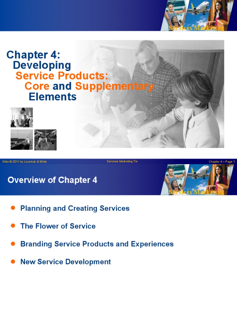 Developing and Elements: Service Products: Core Supplementary | PDF ...