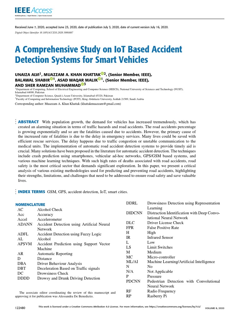 IoT Accident Detection for Vehicles | PDF | Internet Of Things ...