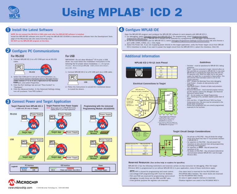 Using MPLAB Icd 2: Install The Latest Software Configure MPLAB IDE ...