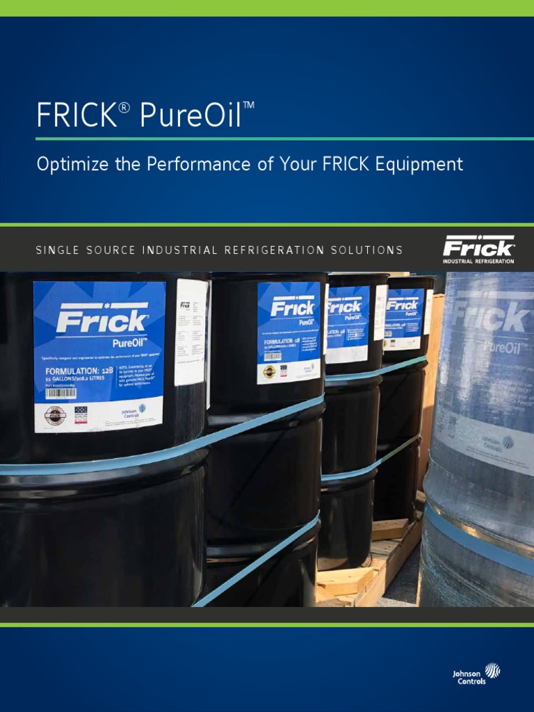 Frick Pureoil: Optimize The Performance of Your Frick Equipment | PDF ...