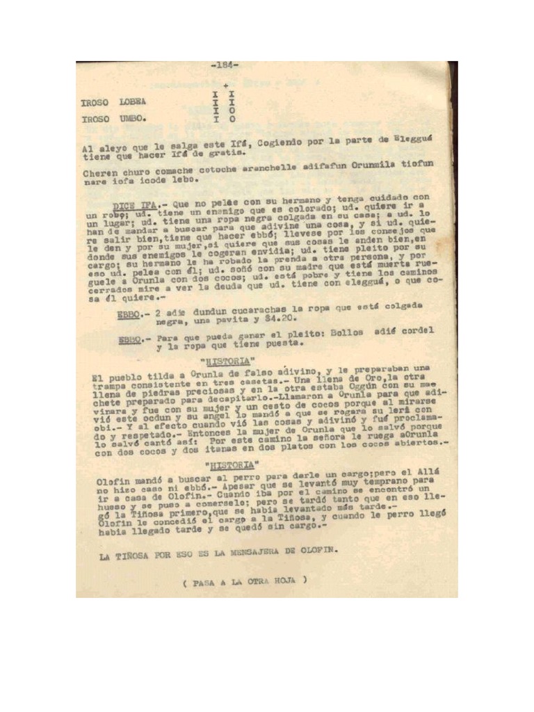 Dice Ifa - (Pedro Arango) | PDF