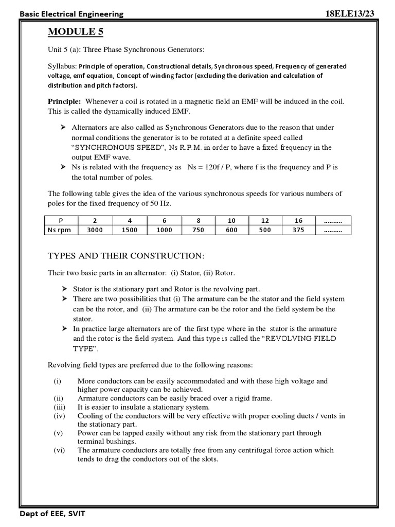 BRP Bee Module 5 | PDF | Electric Motor | Electromagnetic Induction