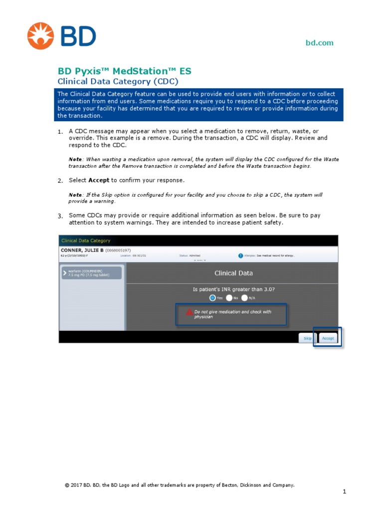 Clinical Data Category (CDC) | PDF