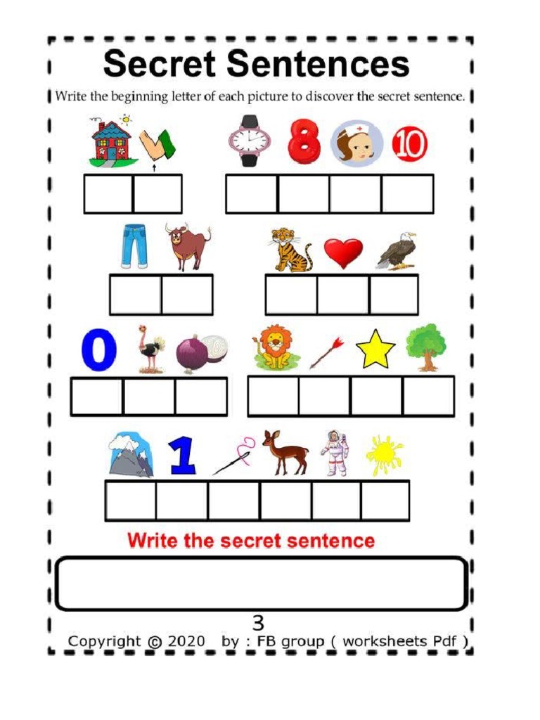 Find Secret Sentence | PDF