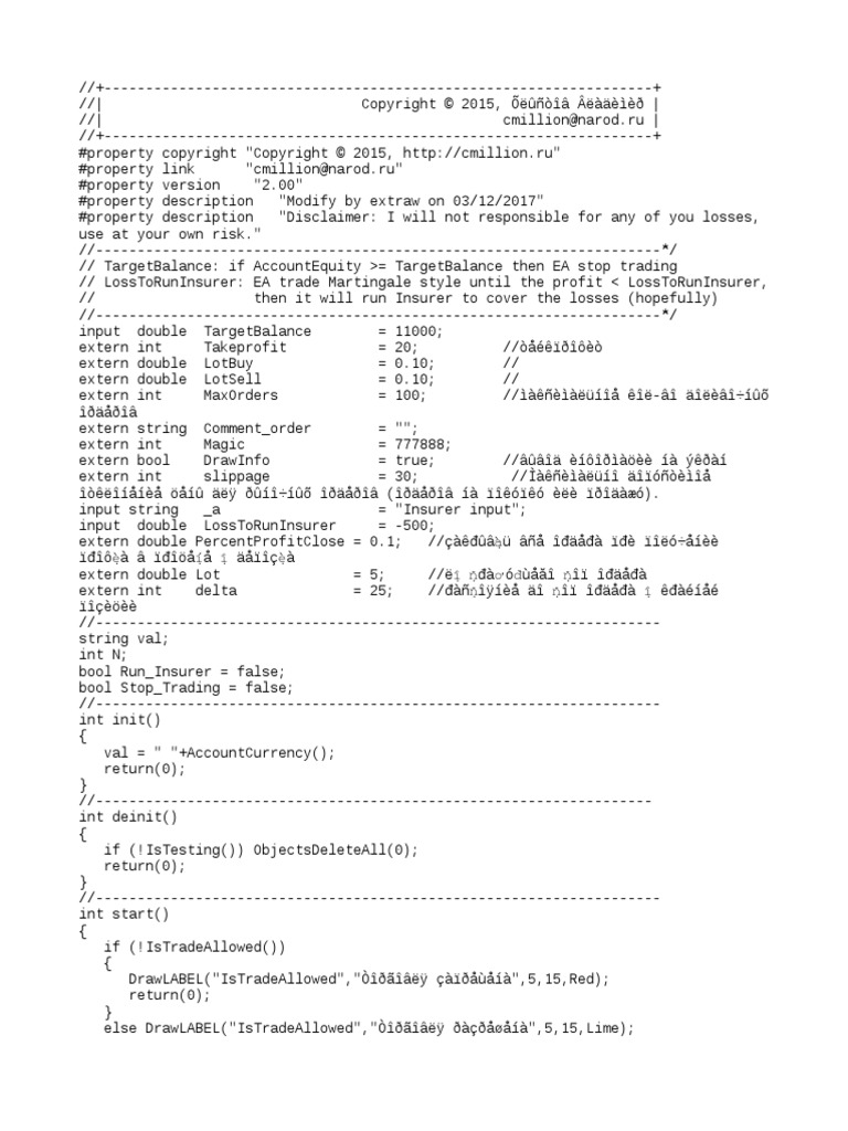 First - Second v2.Mq4 | PDF | Computer Programming