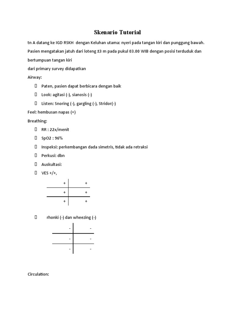 Skenario Tutorial Radiologi | PDF