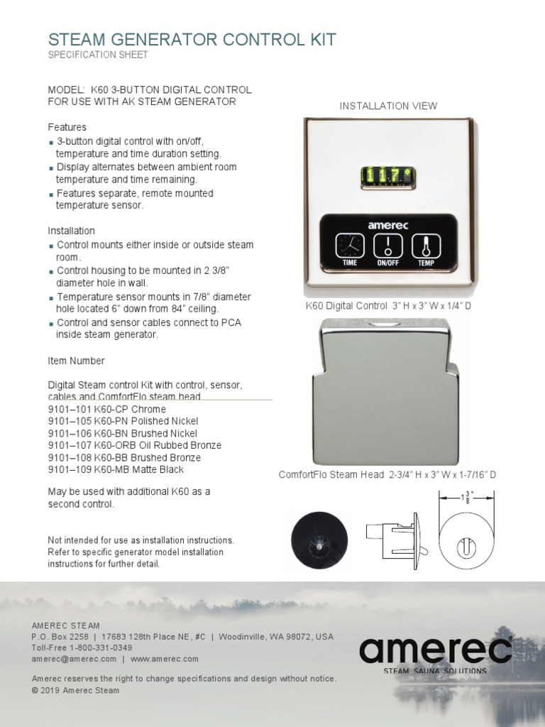 Ficha Tecnica - Control AK K60 | PDF