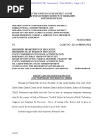 National Education Association of RI v. Nicole Solas - Motion For TRO ...