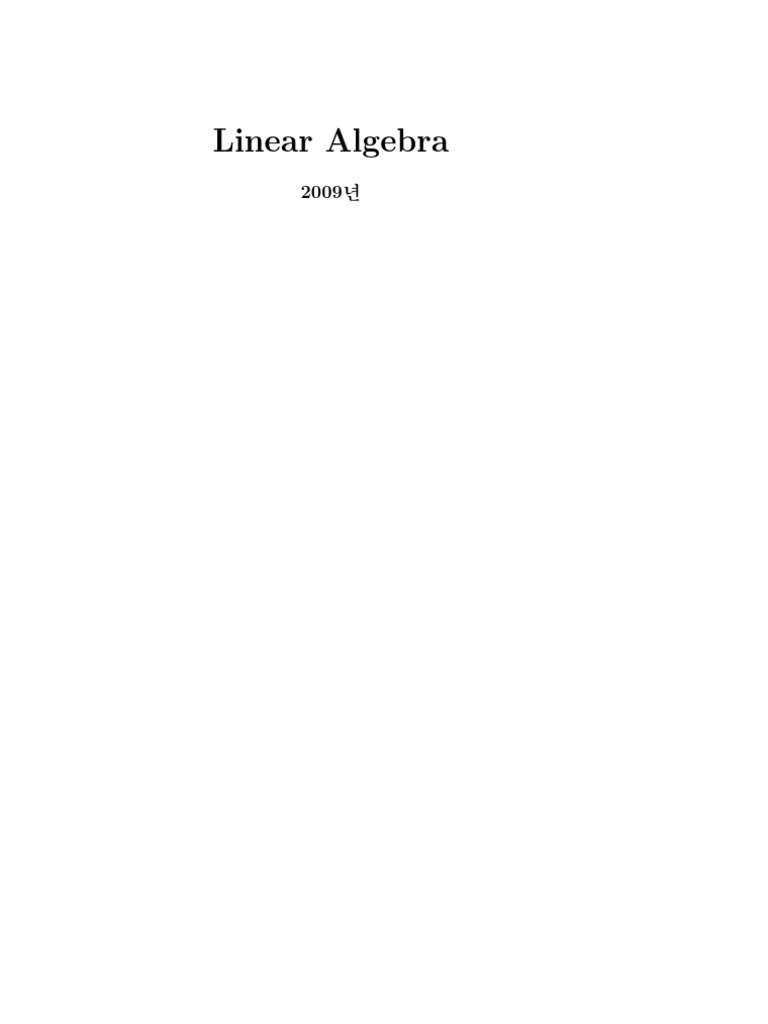 Linear Algebra | PDF | Linear Algebra | Determinant