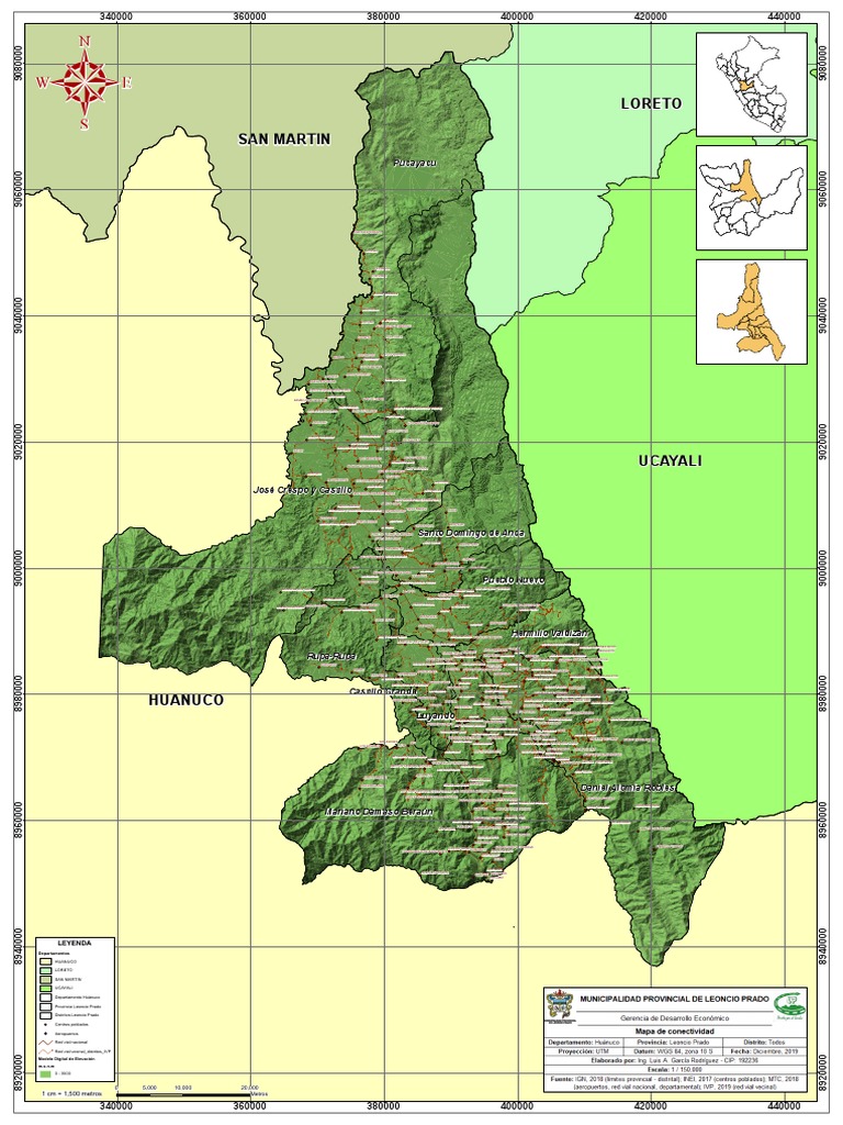2 Mapa de Conectividad LP | PDF | Perú | América del Sur