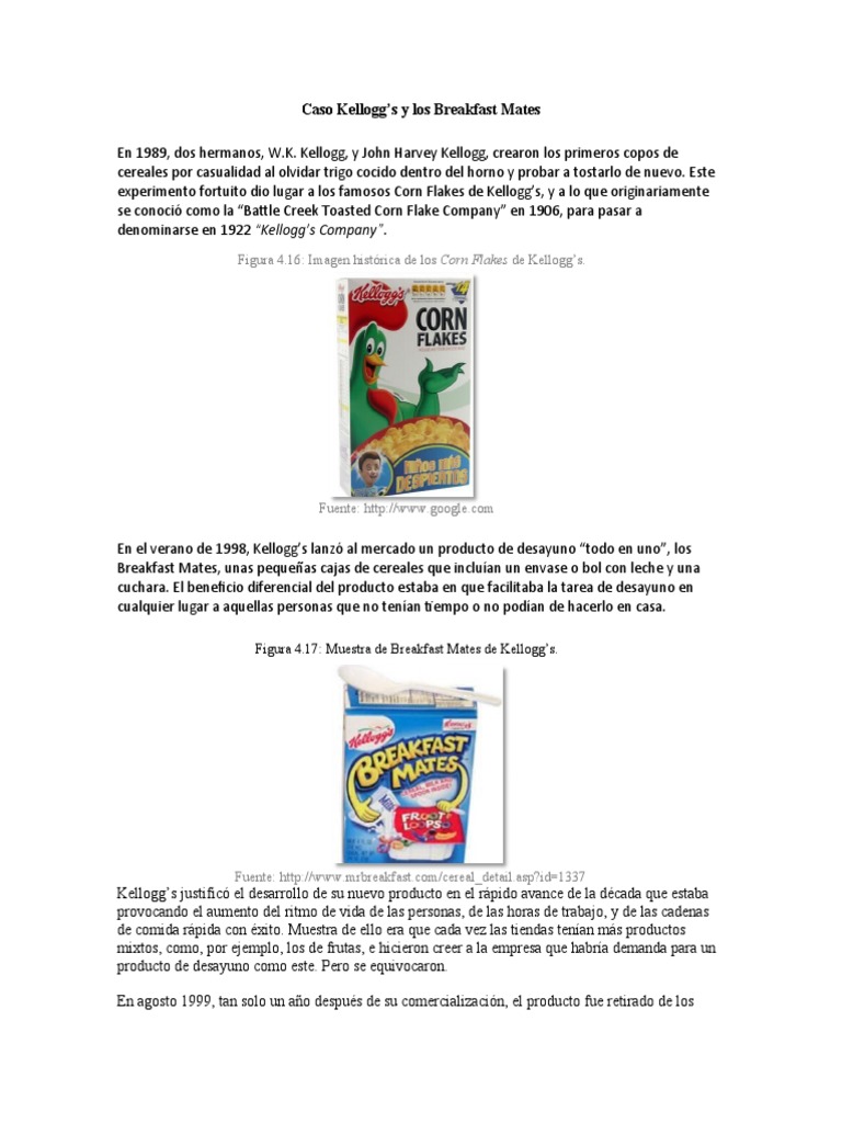 Caso Kellogg | PDF | Comida y bebida