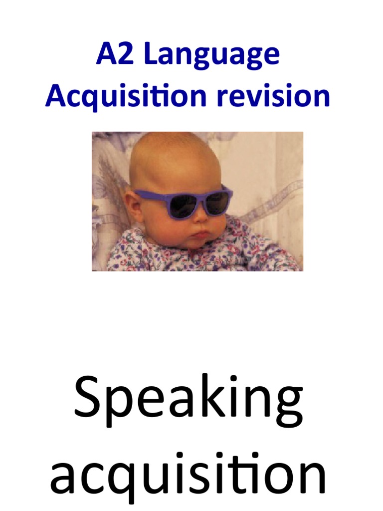 Stages of Language Acquisition Explained | PDF | Language Acquisition ...