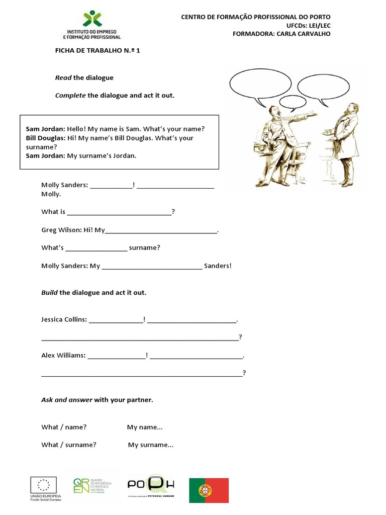 Ficha de Trabalho N 1 | PDF
