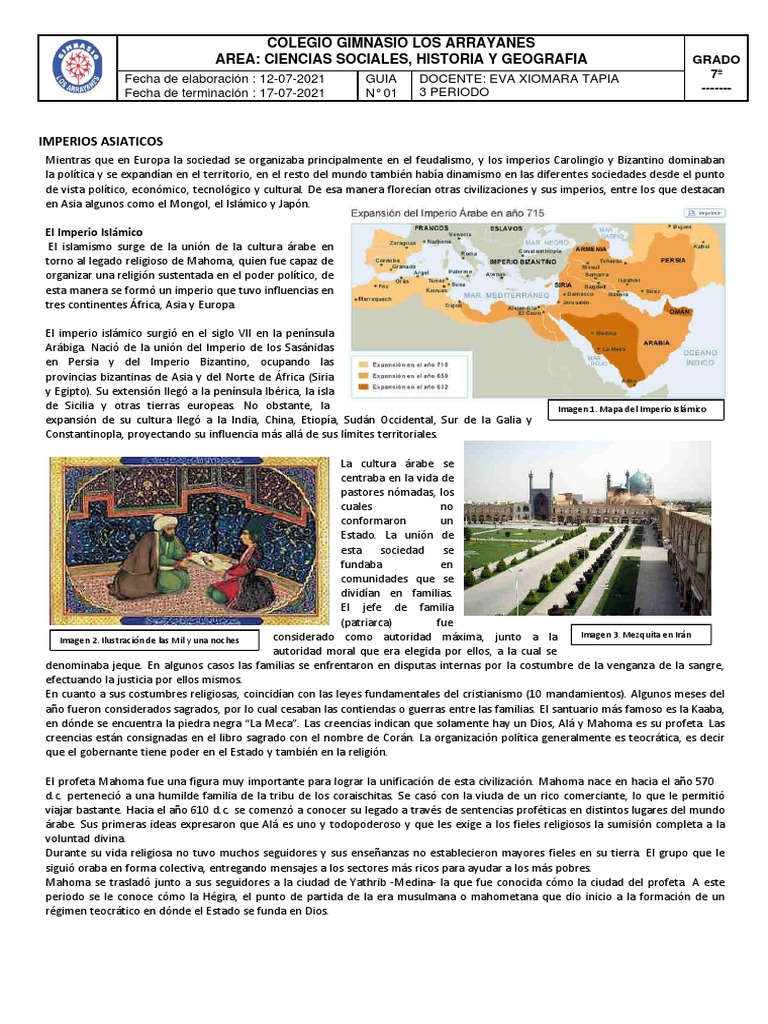 7-Imperios Asiaticos | PDF | imperio Otomano | Imperio mongol