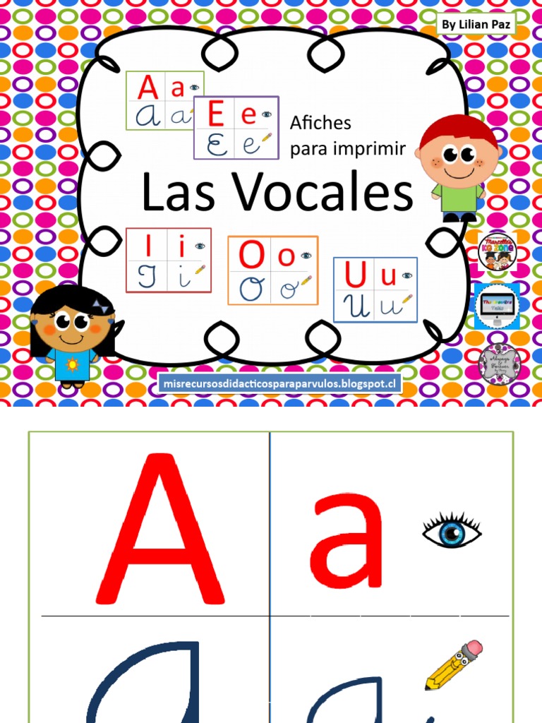 Las Vocales Afiches Pdf