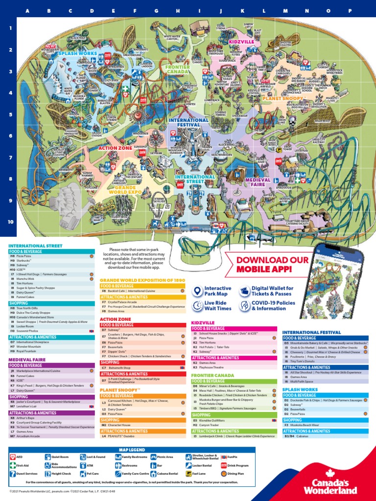 Park Guide Map Web Revised 2021 Min | PDF | Seat Belt