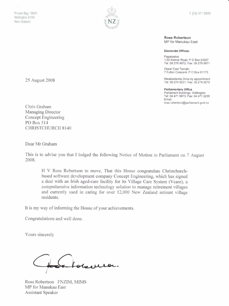 Aged Care System Deal Congratulated | PDF | New Zealand | Government