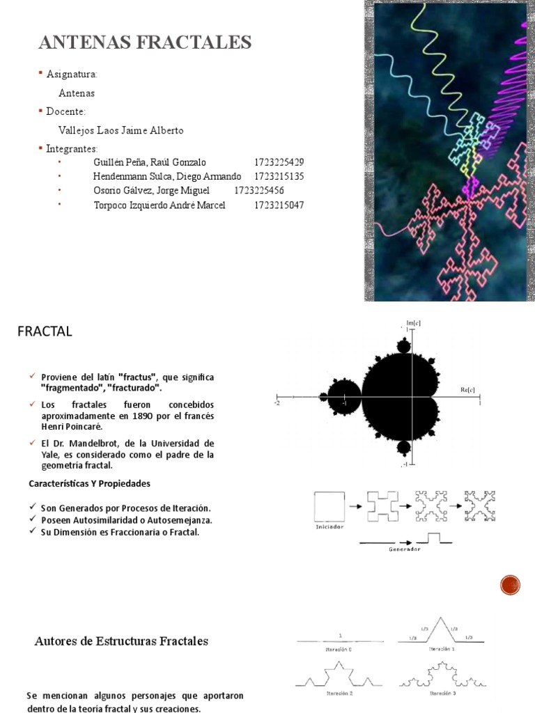 Antenas Fractales | PDF | Antena (Radio) | Fractal