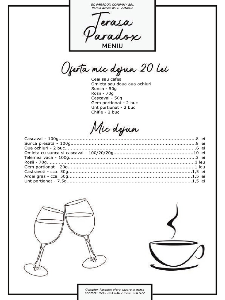 Meniu Complet 1 | PDF | Hogar, jardinería y bricolaje