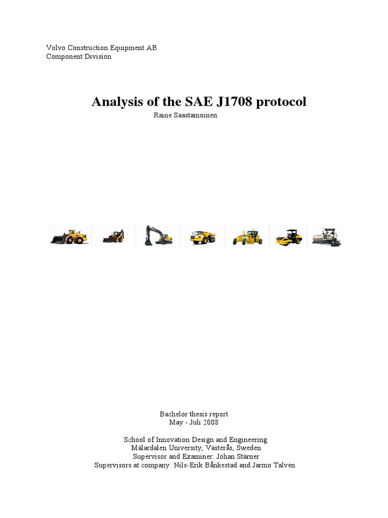 Sae J1708 | PDF | Osi Model | Computing