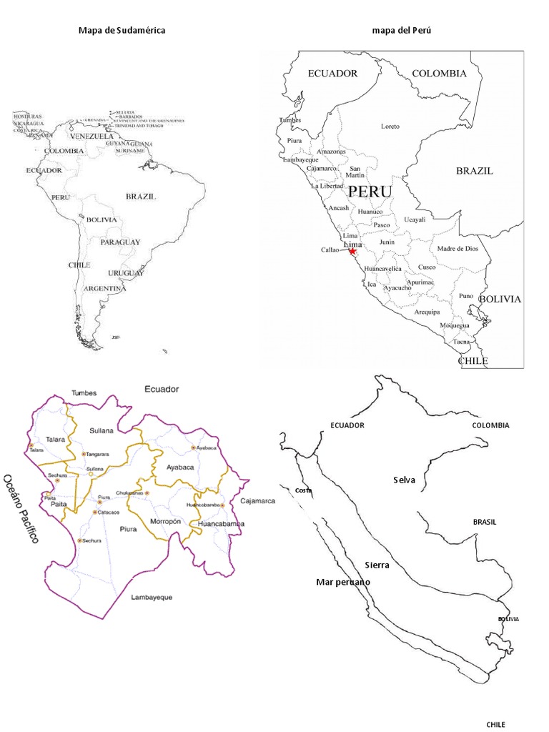 Mapas de Peru y Sudamerica | PDF