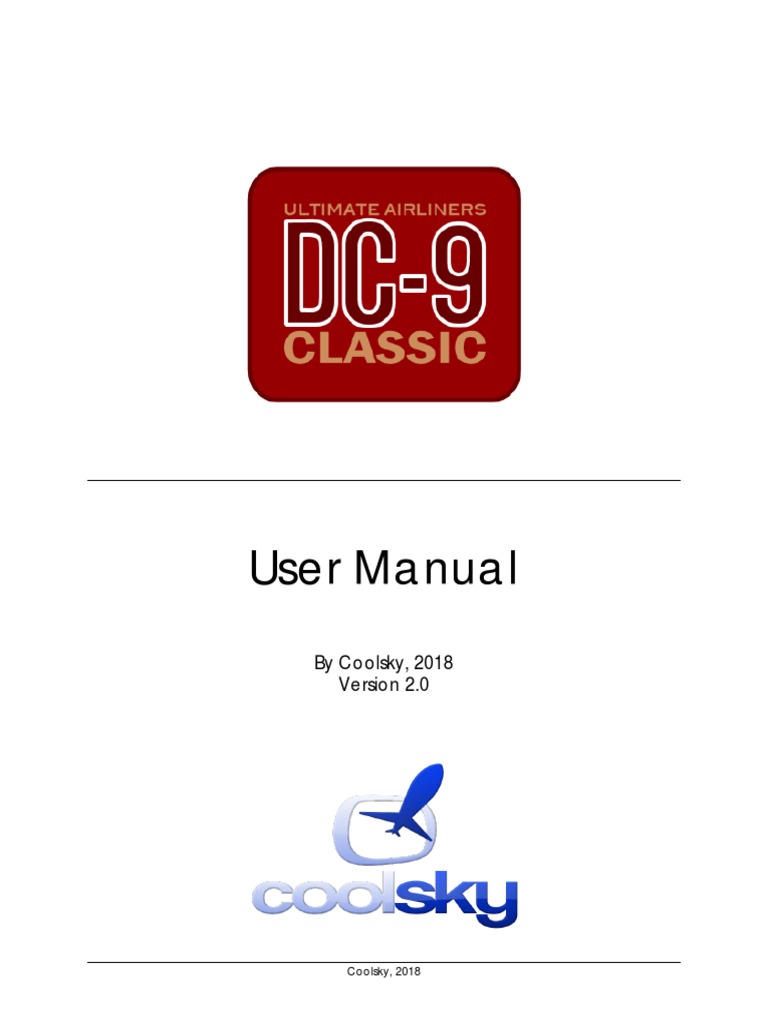DC-9 Classic - User Manual | PDF | Douglas Aircraft Company | Aircraft