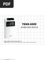 TENS Unit Manual | PDF