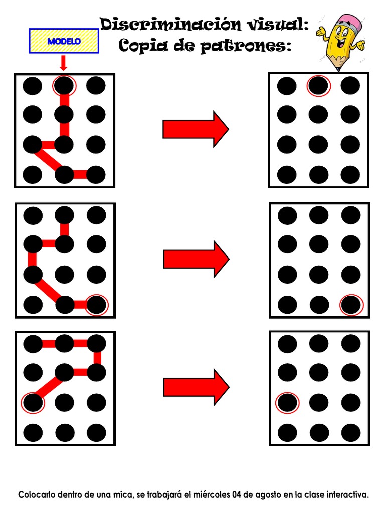 Material para Matemática - Copia de Patrones (Unir Puntos) 2 | PDF