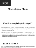 Morphological Chart for Engineers | PDF | Engineering Design Process ...