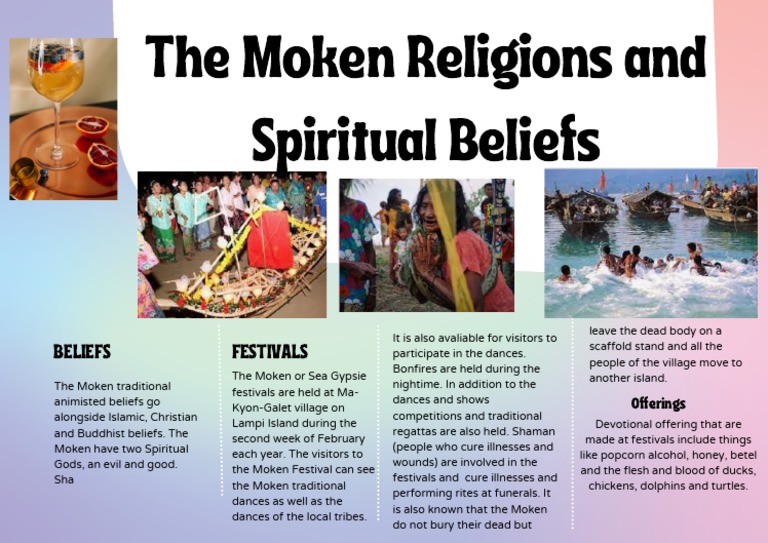 Moken Religions and Spiritual Beliefs | PDF | Folklore | Cultural ...