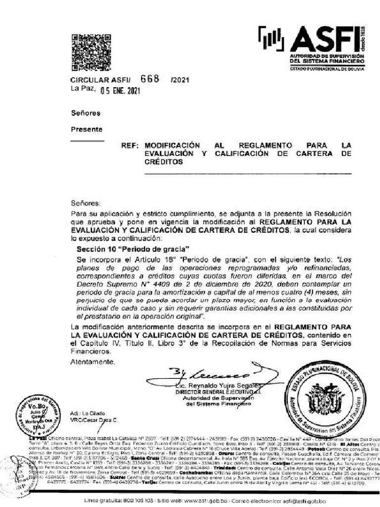 Circular ASFI 668 2021 | PDF