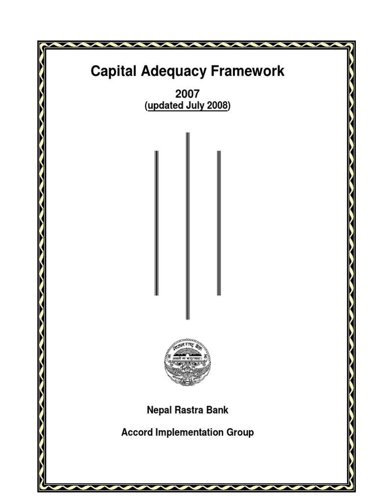 Capital Adequacy Framework: (Updated July 2008) | PDF | Basel Ii ...