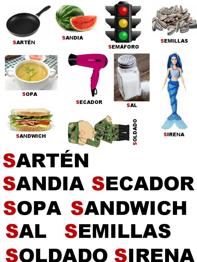 Palabras Con S | PDF