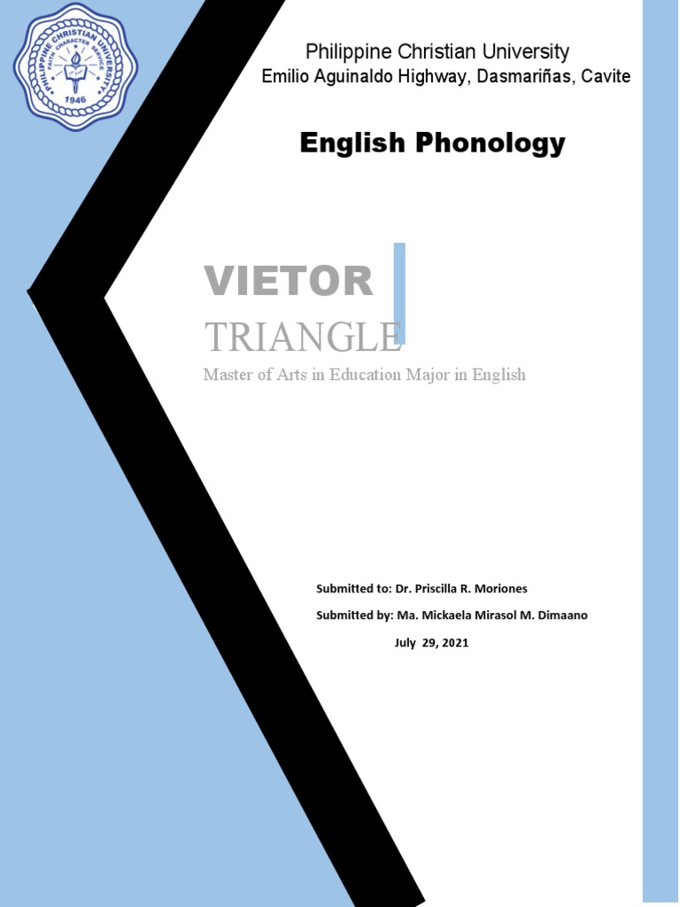 The Vietor Triangle | PDF | Vowel | Mouth