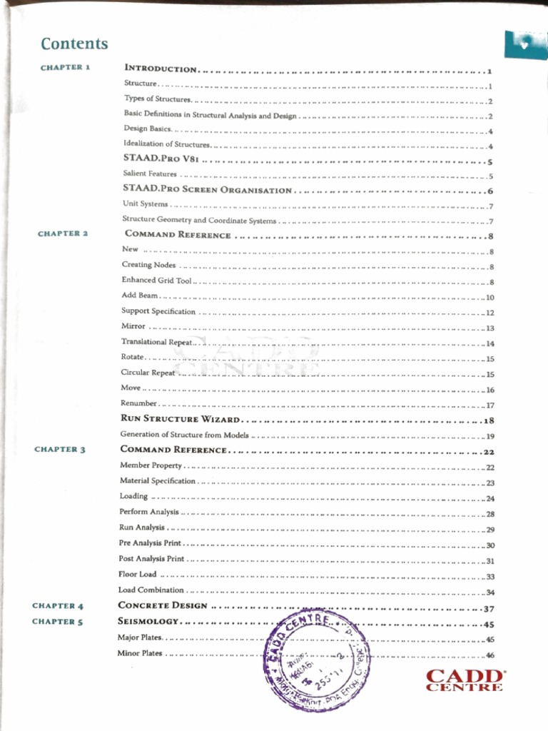 Staad Pro Book | PDF