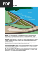 Dam Terminology Glossary | PDF | Dam | Spillway
