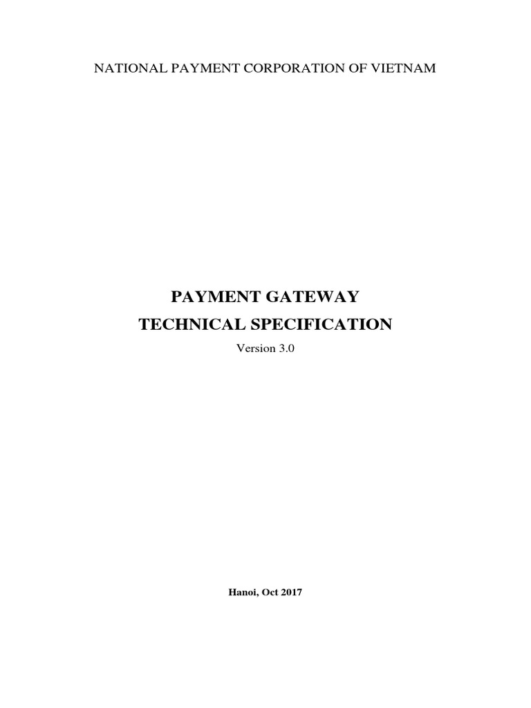 Napas Payment Gateway Techspec v3.0 | PDF | Credit Card | Hypertext ...