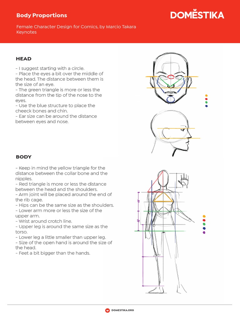 Body Proportions: Female Character Design For Comics, by Marcio Takara ...