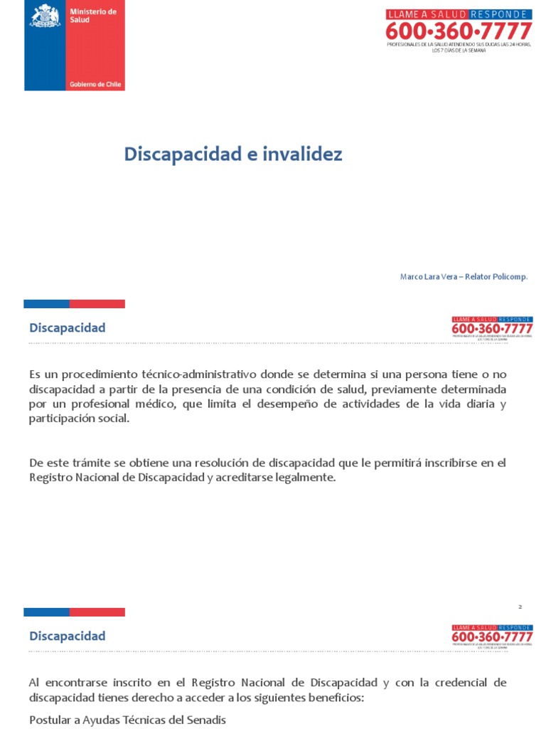 Proceso de Certificación de Invalidez en Chile | PDF | Pensión | Invalidez